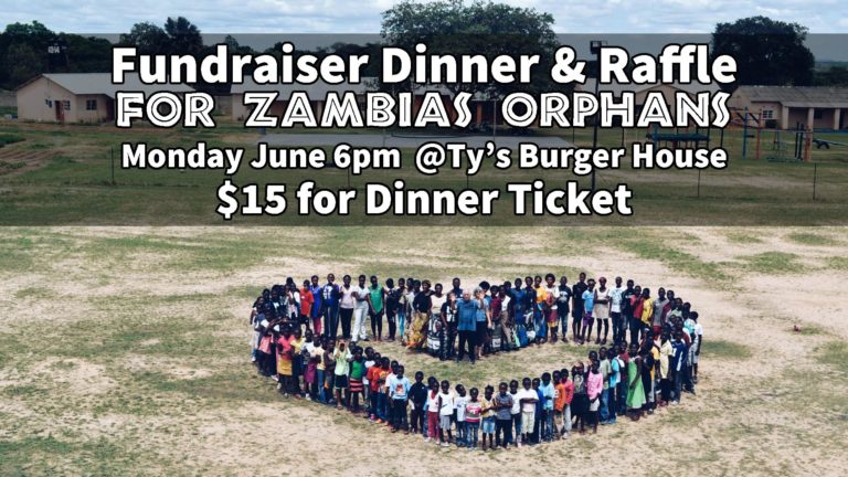 Zambia Dinner June 6 - Grace Vineyard